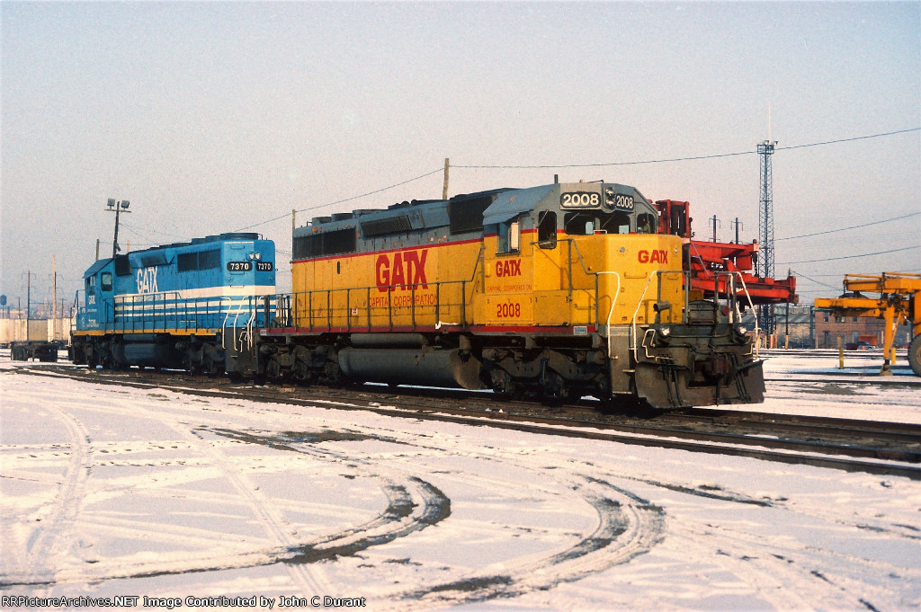 GATX SD40-2's 2008 & 7370